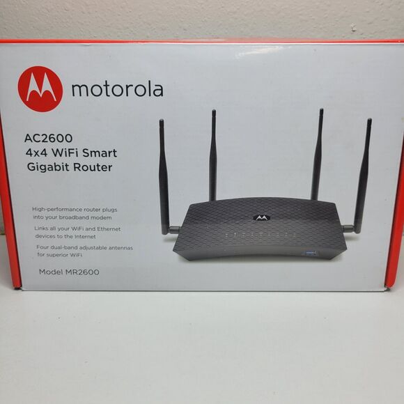 Motorola | Other | Motorola Ac260 4x4 Wifi Smart Gigabit Router With ...